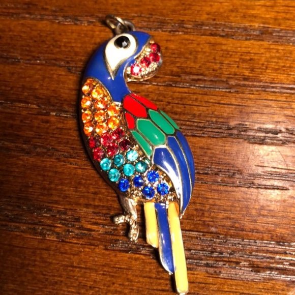 Jewelry | Colorful Parrot Pendant | Poshmark